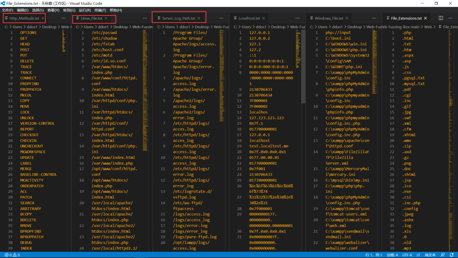 Web Fuzzing Box-Web模糊测试字典与Payloads - 🔰雨苁ℒ🔰