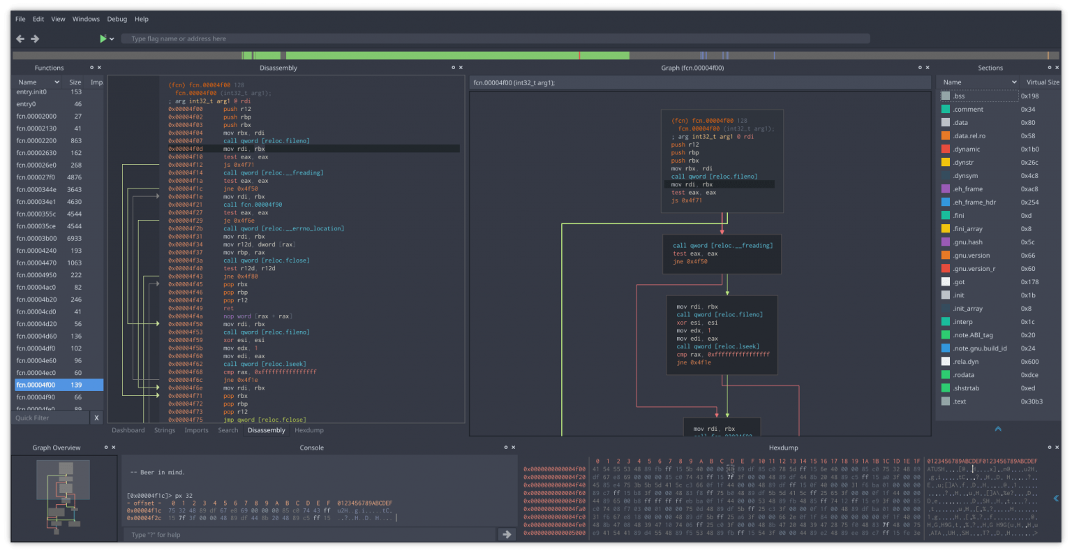 Cutter2.0发布|跨平台先进可定制FOSS逆向工程平台 - 🔰雨苁ℒ🔰